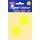 Signal-Sticker Punkte ca. 4 cm / neonrot